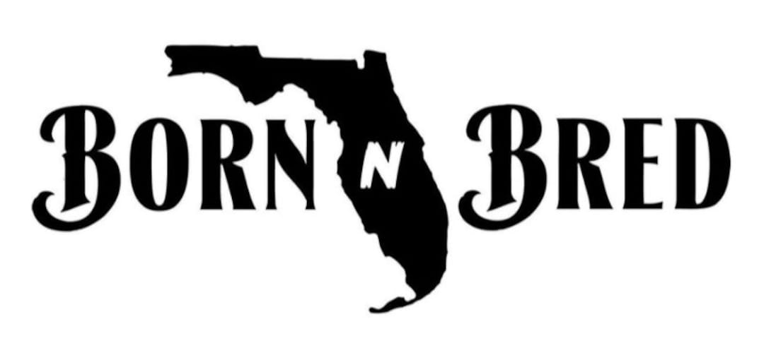 Florida Born Die-cut Vinyl Decal / Sticker - Etsy
