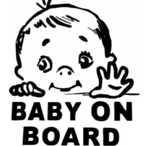 Baby on Board Die-cut Vinyl Decal / Sticker - Etsy