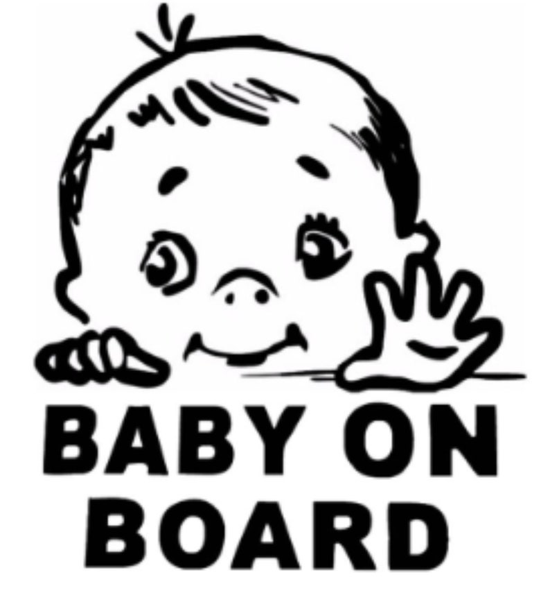 Baby on Board Die-cut Vinyl Decal / Sticker - Etsy