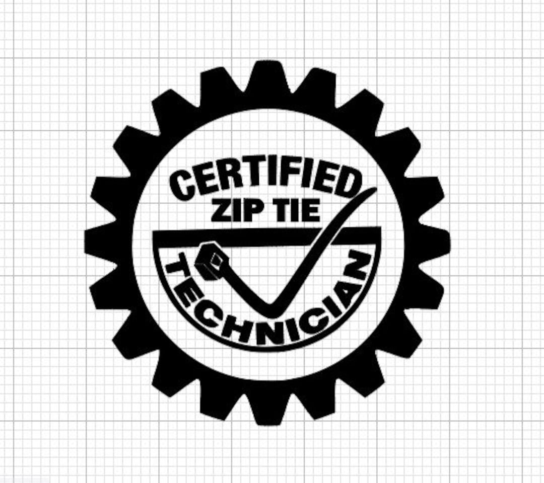 Zip Tie Technician Die-cut Vinyl Decal / Sticker - Etsy