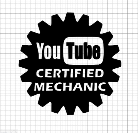 Youtube Mechanic Die-cut Vinyl Decal / Sticker - Etsy