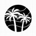 Palm Tree Decal / Sticker Vinyl Die Cut - Etsy
