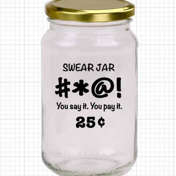 Swear Jar - Etsy
