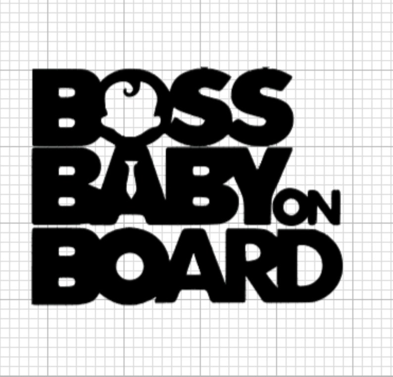 Boss Baby on Board Die-cut Vinyl Decal / Sticker - Etsy