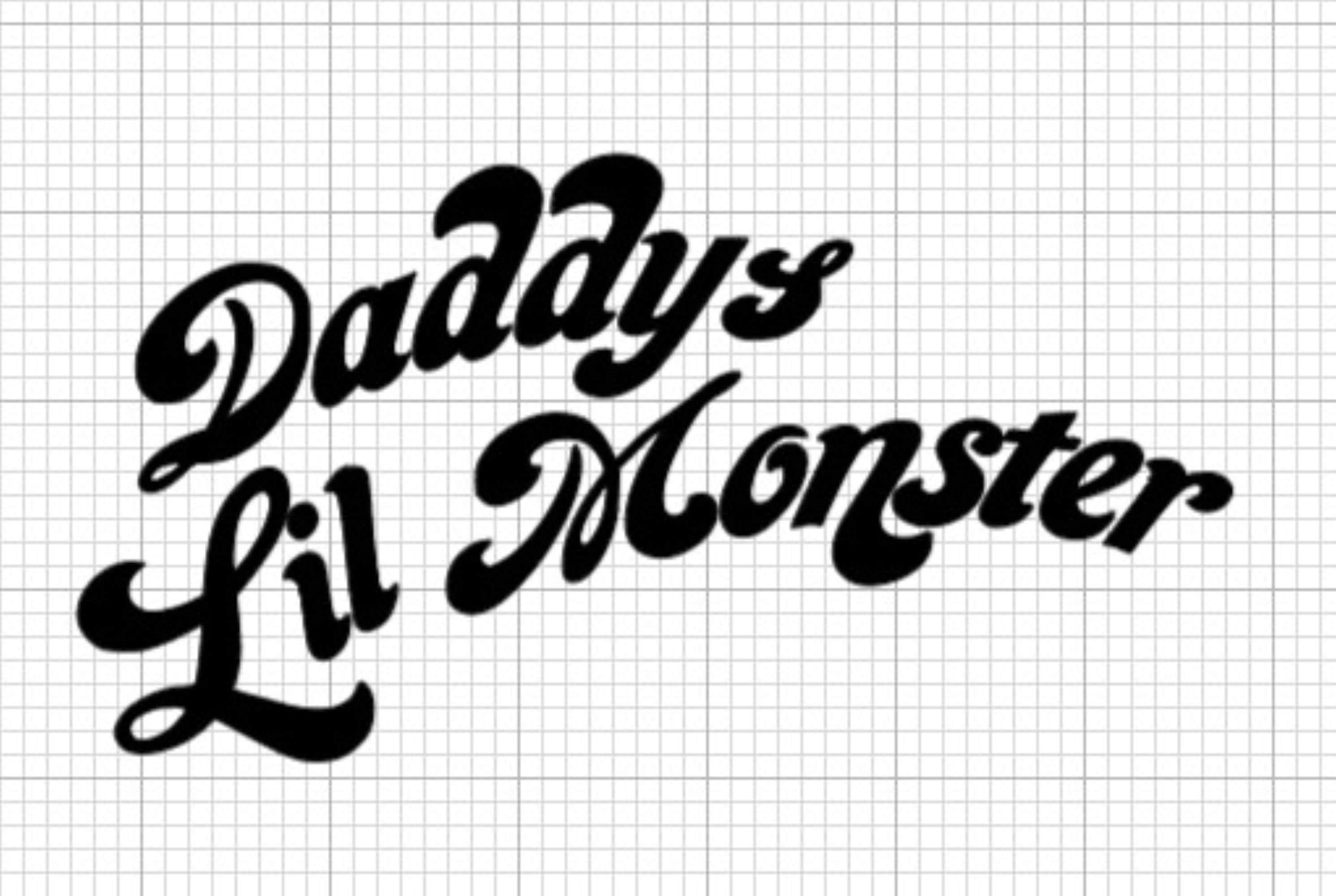 Daddys Little Monster Die Cut Vinyl Decal / Sticker Many Colors - Etsy