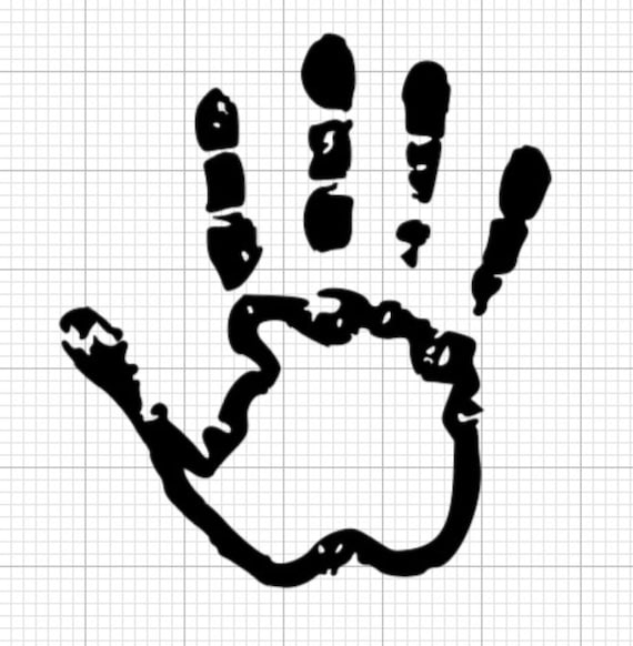 Hand Wave / High Five Hand Die-cut Vinyl Decal / Sticker | Etsy