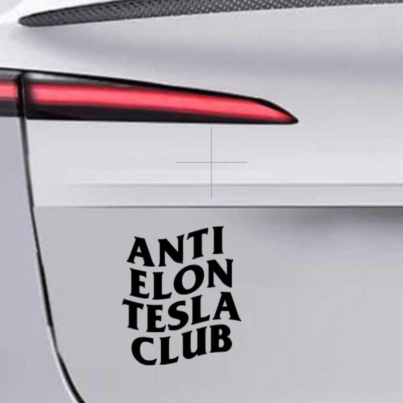 Anti Elon Stickers - Etsy