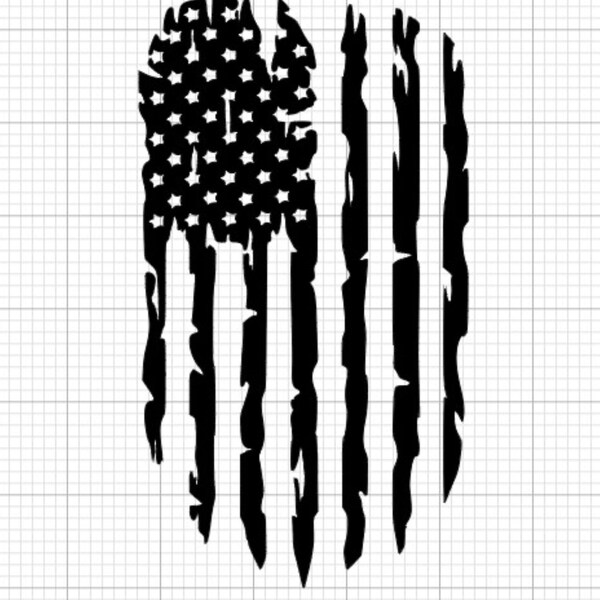 Vertical Flag Decal - Etsy