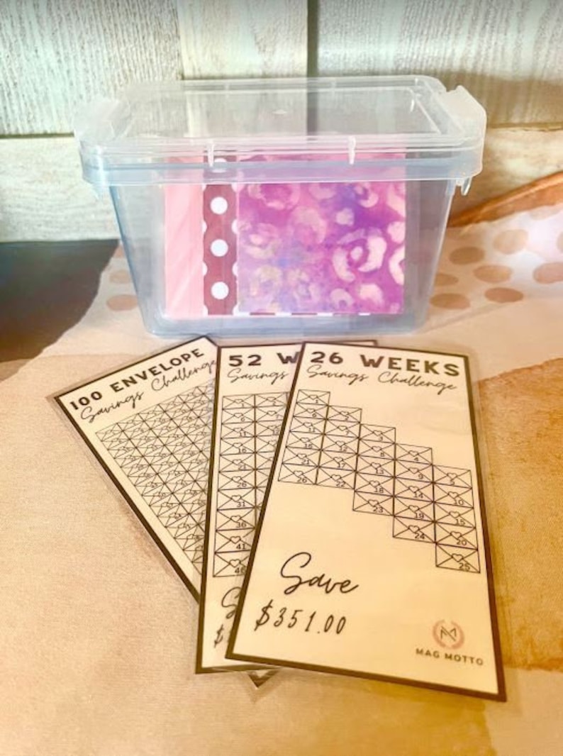 Money Savings Box : 26 Weeks Savings - Etsy
