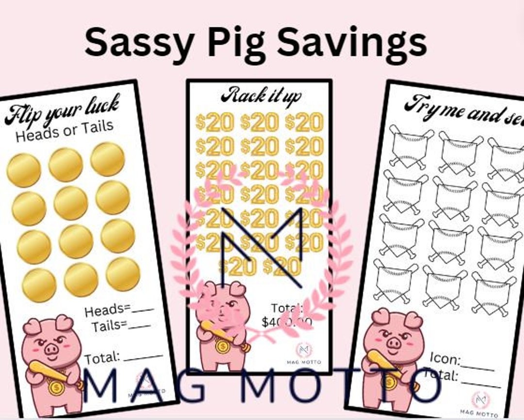 Sassy Pig Savings - Etsy
