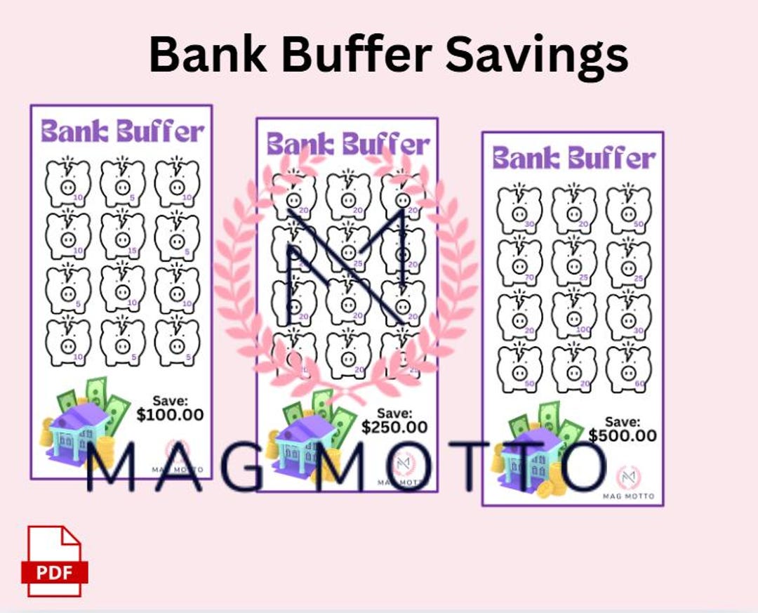 Bank Buffer Savings - Etsy