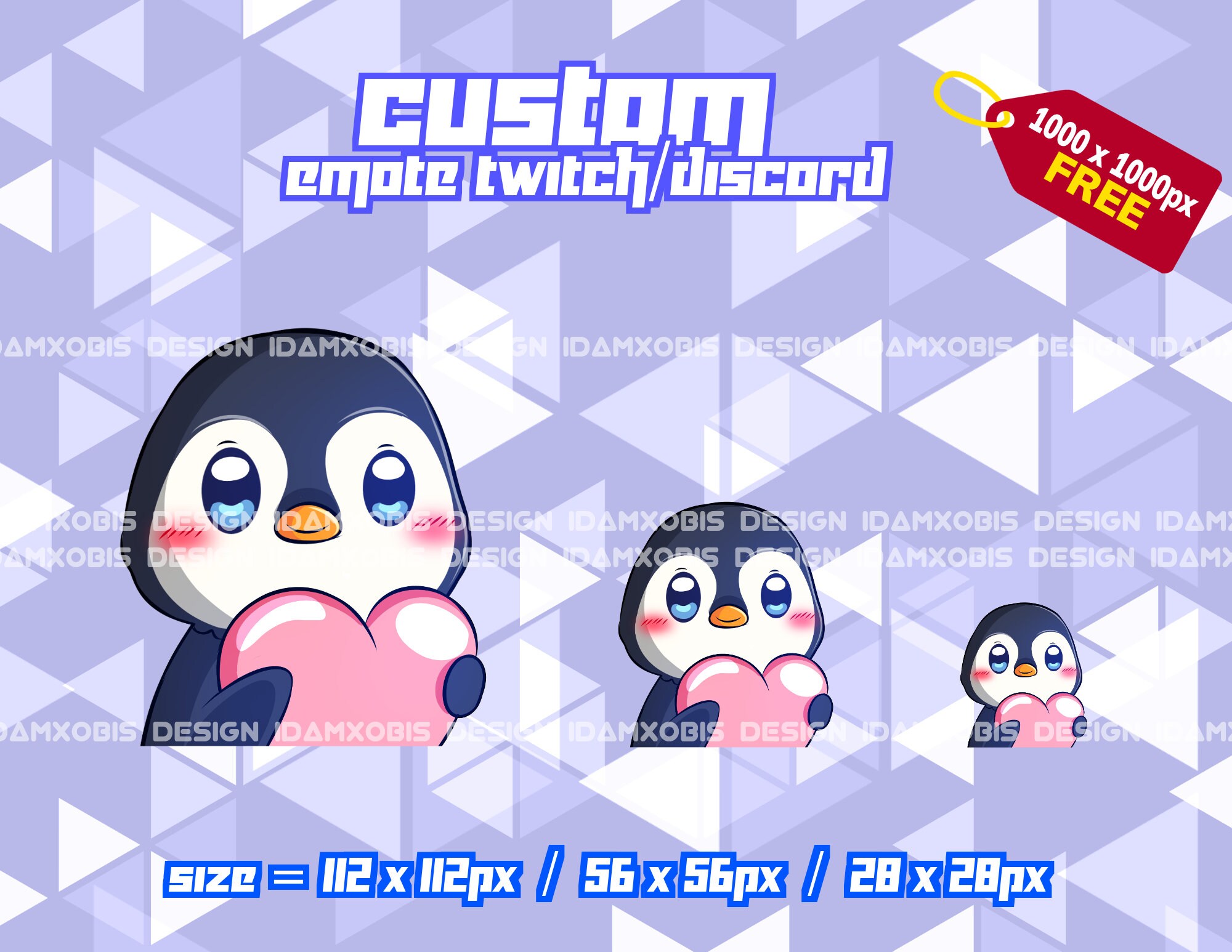 Custom Chibi Emotes Pack, Custom Chibi Emotes Bundle, Custom Twitch ...