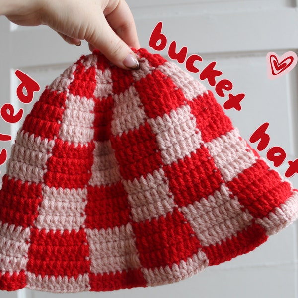 Checkered Hat - Etsy