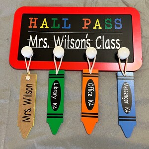 Class Room - Hall Pass, Teacher - Etsy