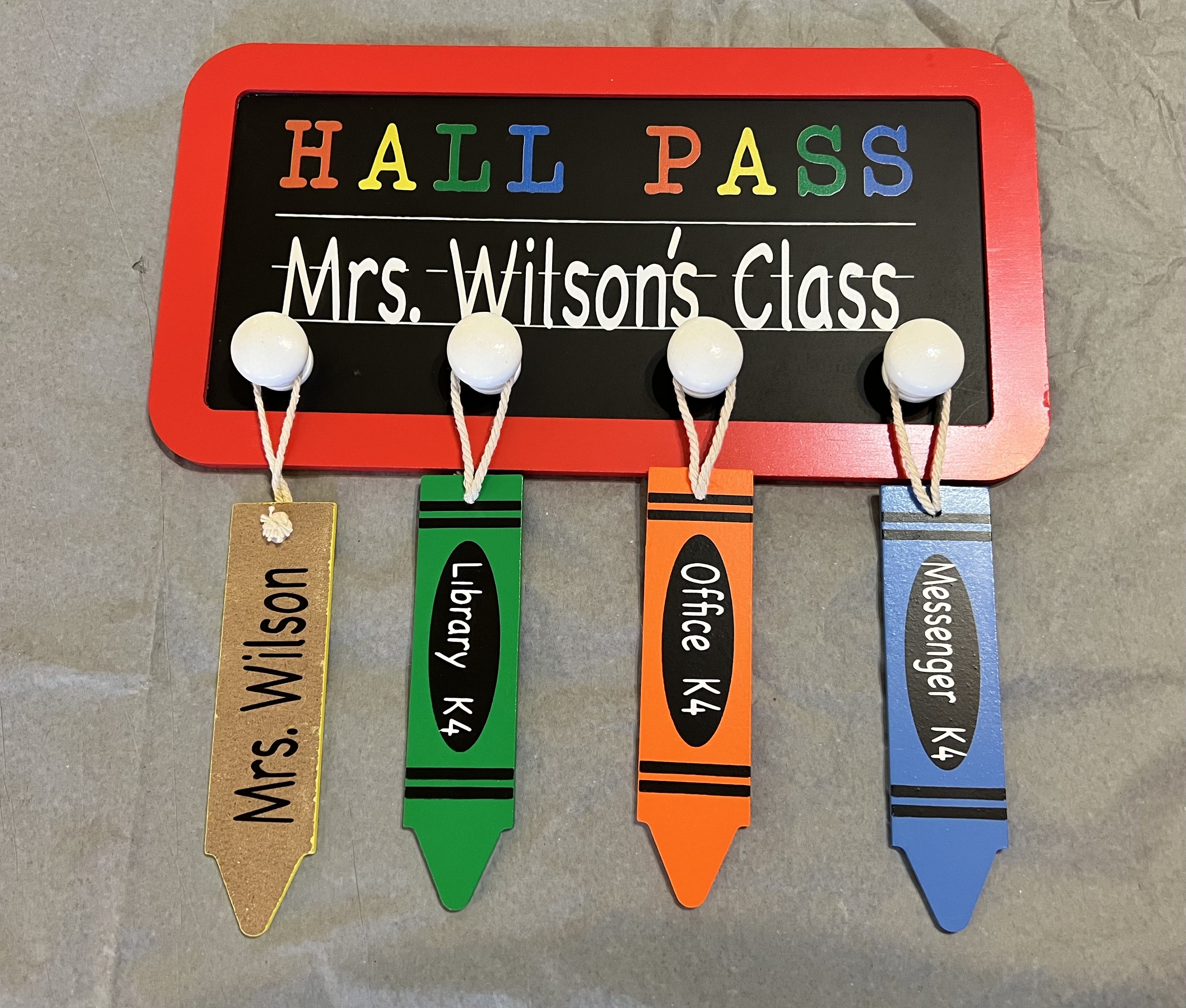 Class Room - Hall Pass, Teacher - Etsy