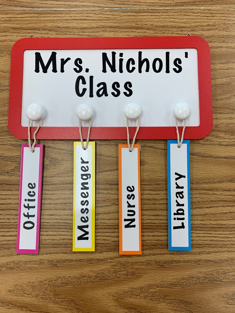Class Room - Hall Pass, Teacher - Etsy