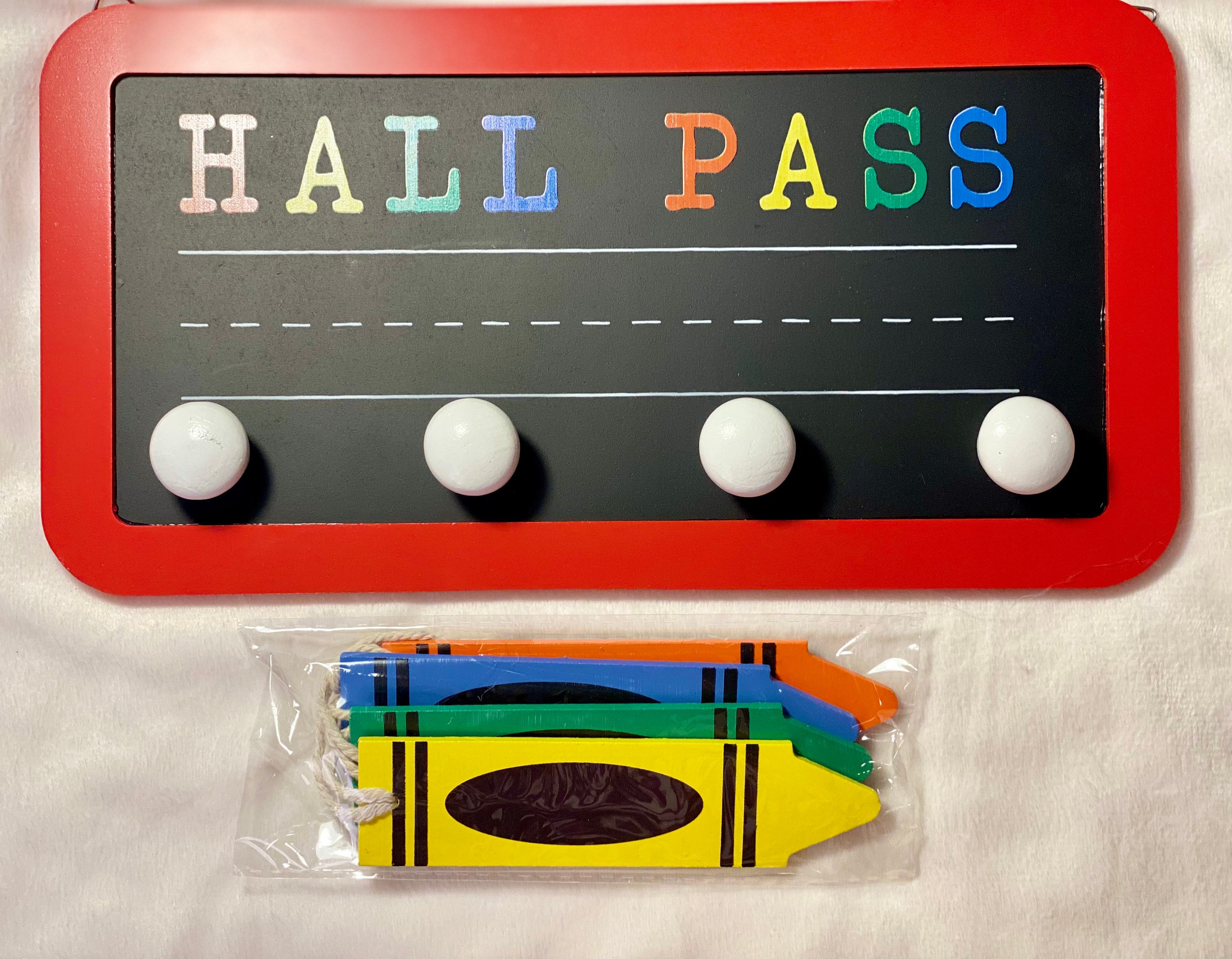 Class Room - Hall Pass, Teacher - Etsy
