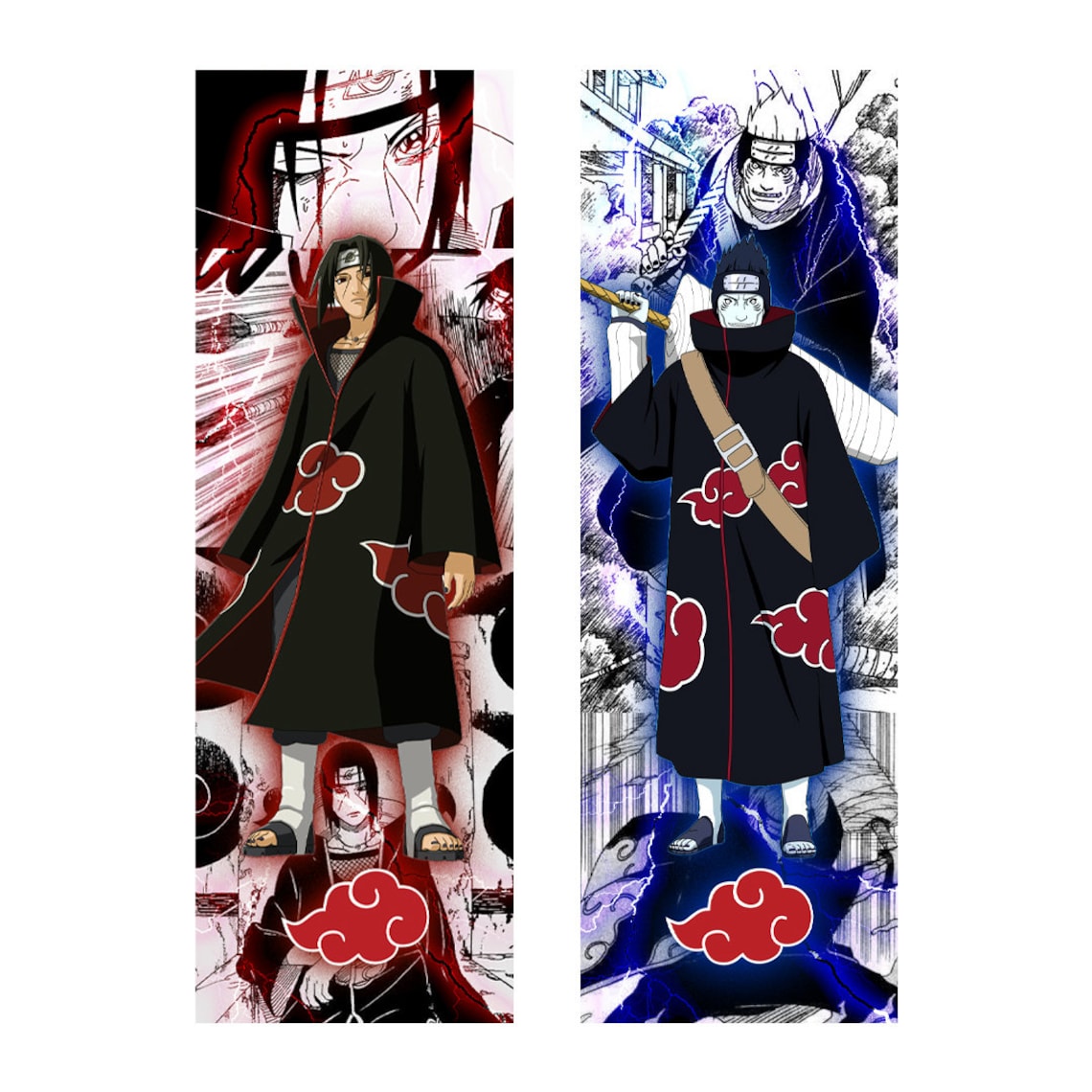 Itachi/Kisame Akatsuki Bookmark | Etsy
