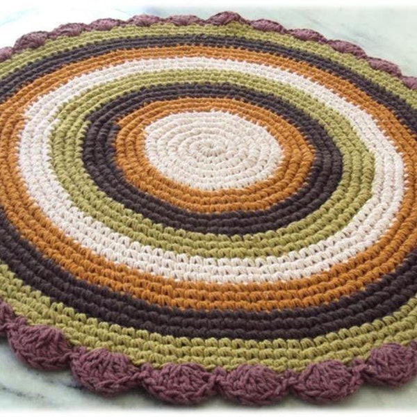Knitted Rug - Etsy