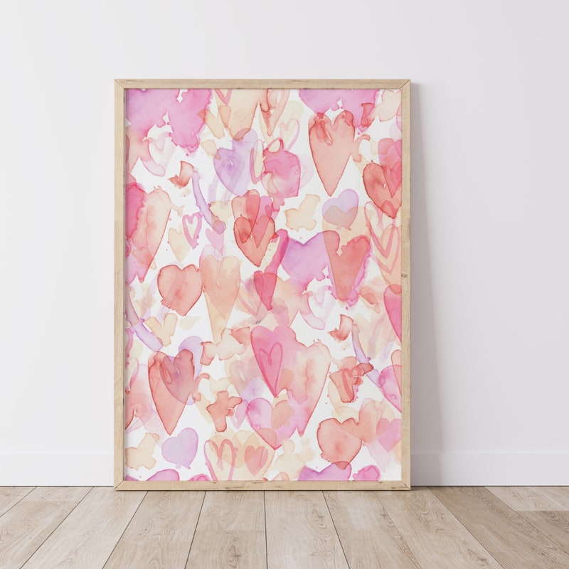 Abstract Heart Art - Etsy