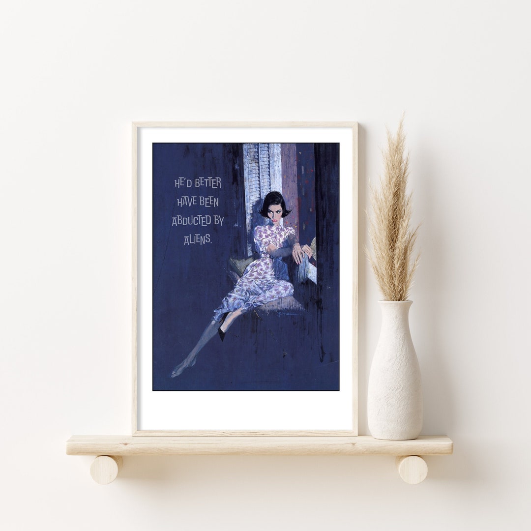 Pulp Art Print, Vintage Pulp Paperback Cover Repro, Romance Pulp ...