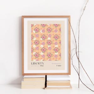 Liberty of London, Flower Market Digital Download, 70s Style Poster ...