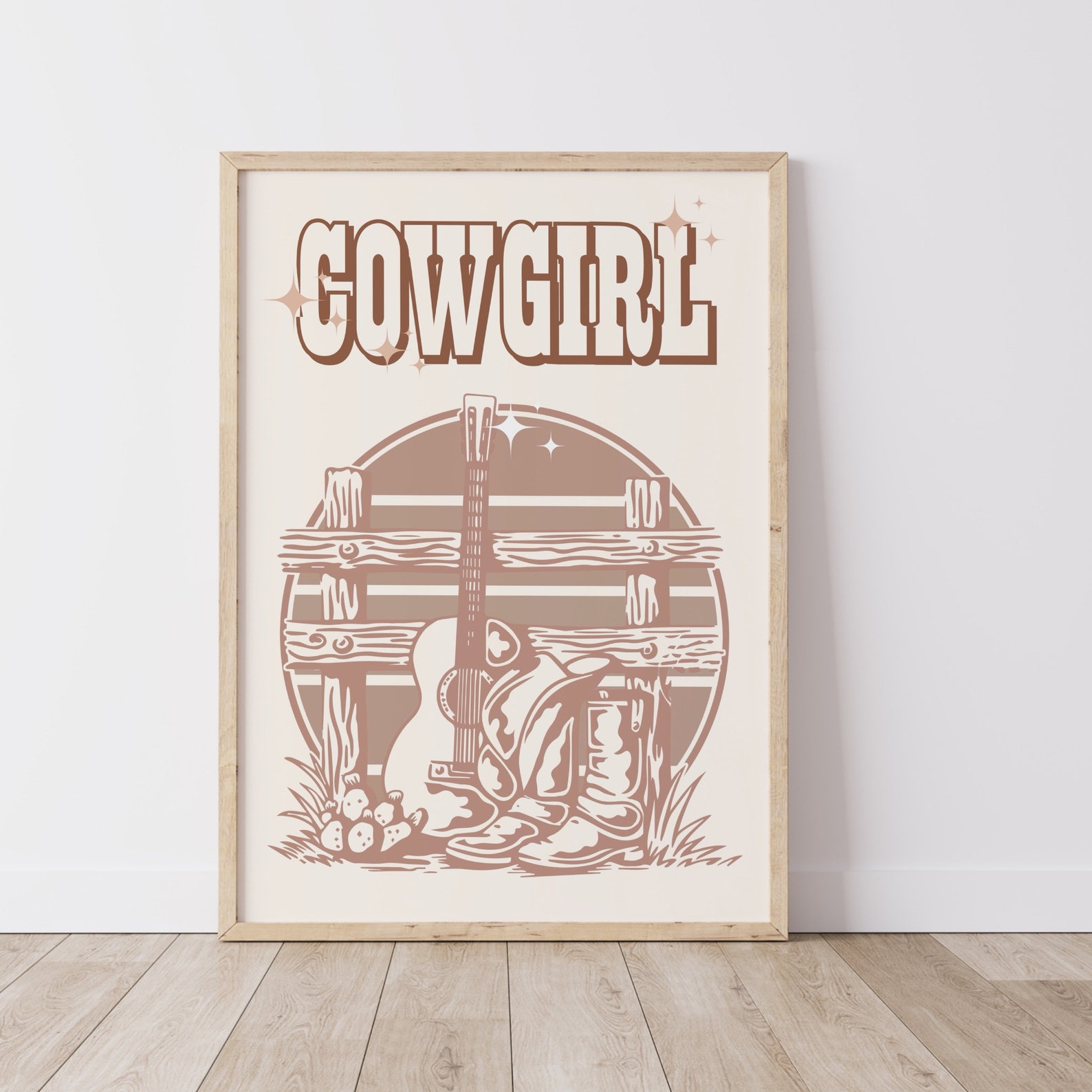 Retro Cowgirl Cowgirl Print Western Print Cowgirl Wall Art - Etsy