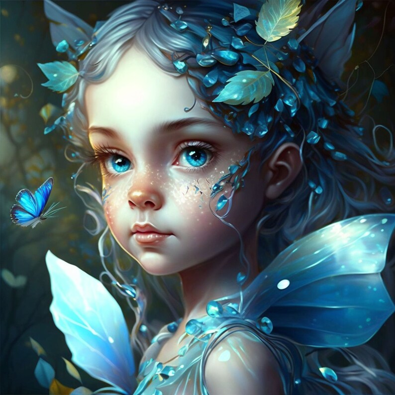 Delicate Fairy Princess Coloring Page Fantasy Coloring Book - Etsy