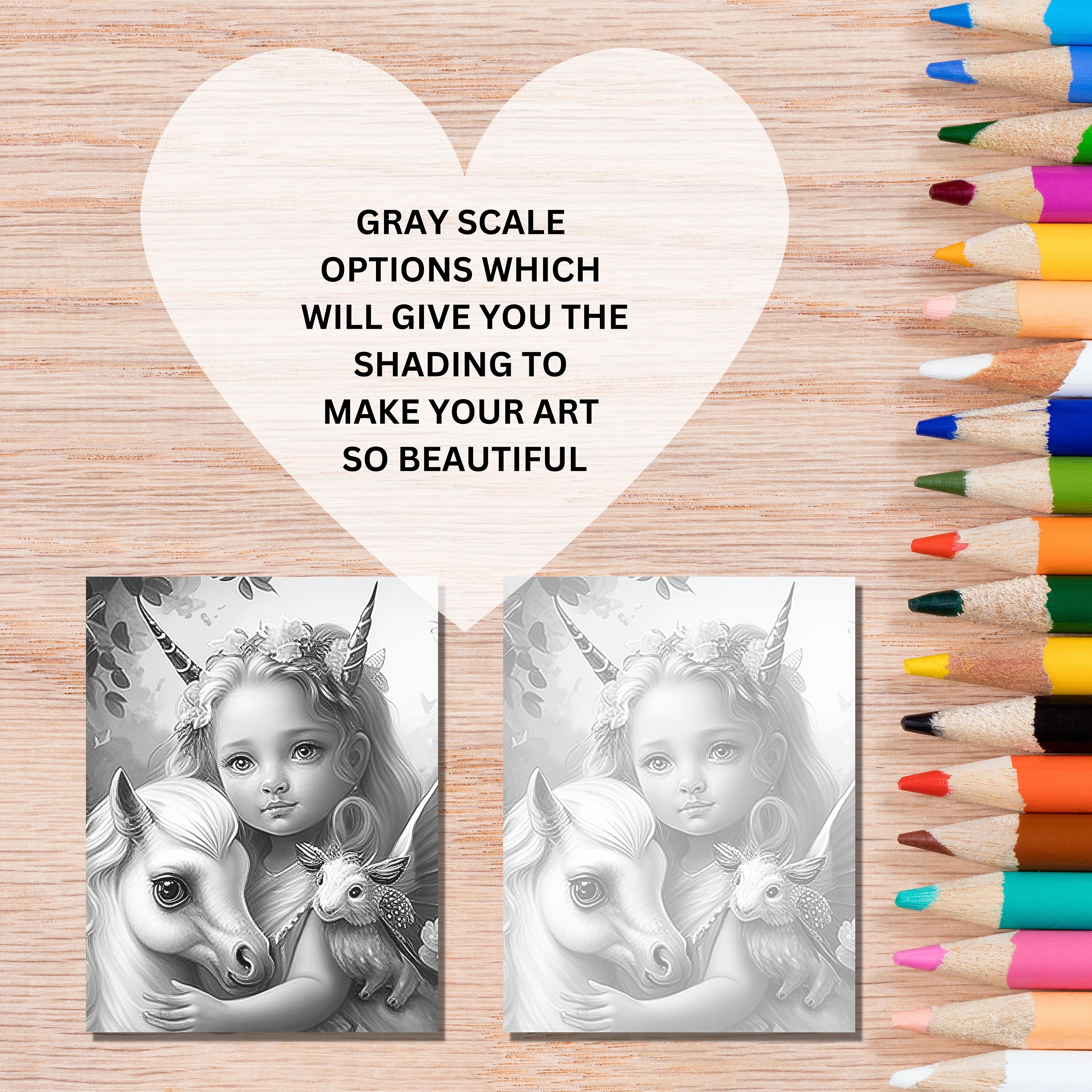 Fantasy Fairies Coloring Page Printable Coloring Page for - Etsy