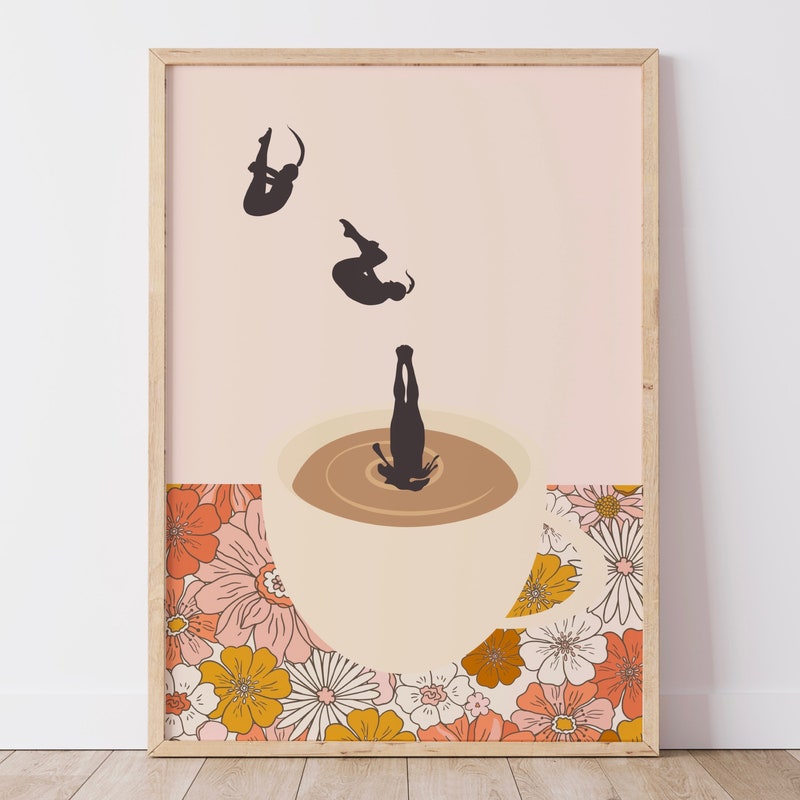 Coffee Art Print - Etsy