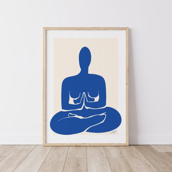 Yoga Print - Etsy