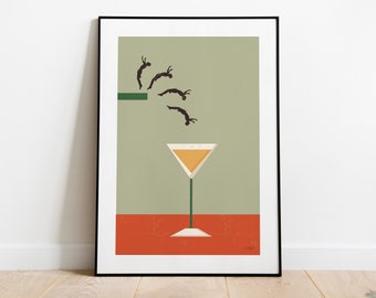 Dive Bar Poster - Etsy