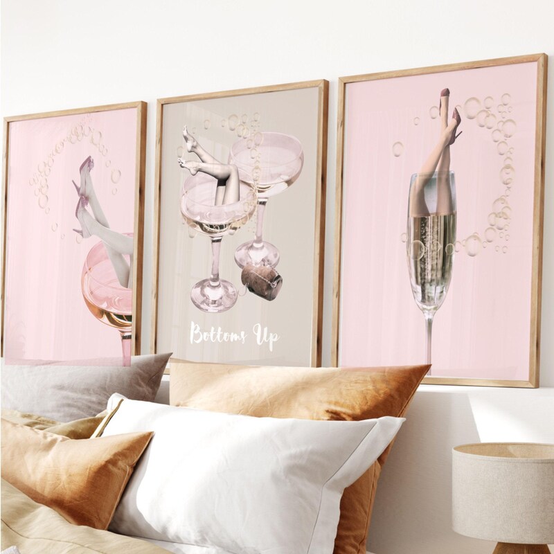 Champagne Poster - Etsy
