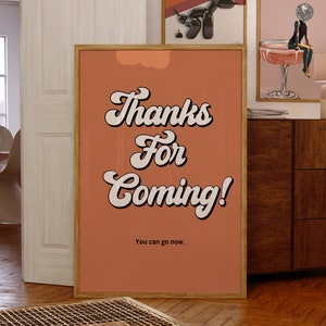 You Can Go Now Downloadable Print-typography Art-bar-set of 9 Colors ...