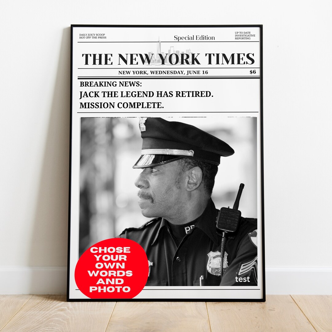 Police Retirement Gift for Men or Women Military or Police Retirement ...