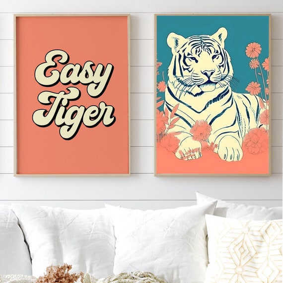 Easy Tiger Art Easy Tiger Art Print Framing Options Available