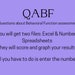 QABF Excel and Numbers Spreadsheet-automatically Score and Graph ...
