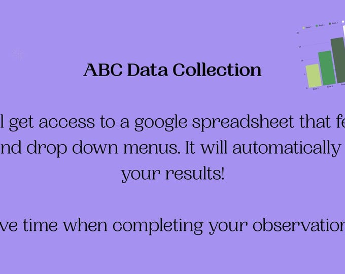 Editable ABC Data Collection Sheets | Unstructured & Structured | FBA ...