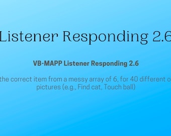 Complete Digital VB-MAPP Level Two Behavior Analyst, RBT Resources and ...