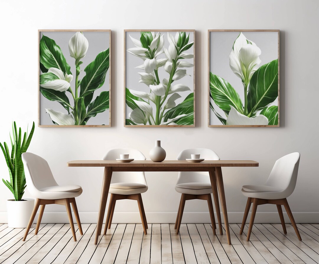 Green Musa Aeae Trio - Digital Art Prints Set - Etsy
