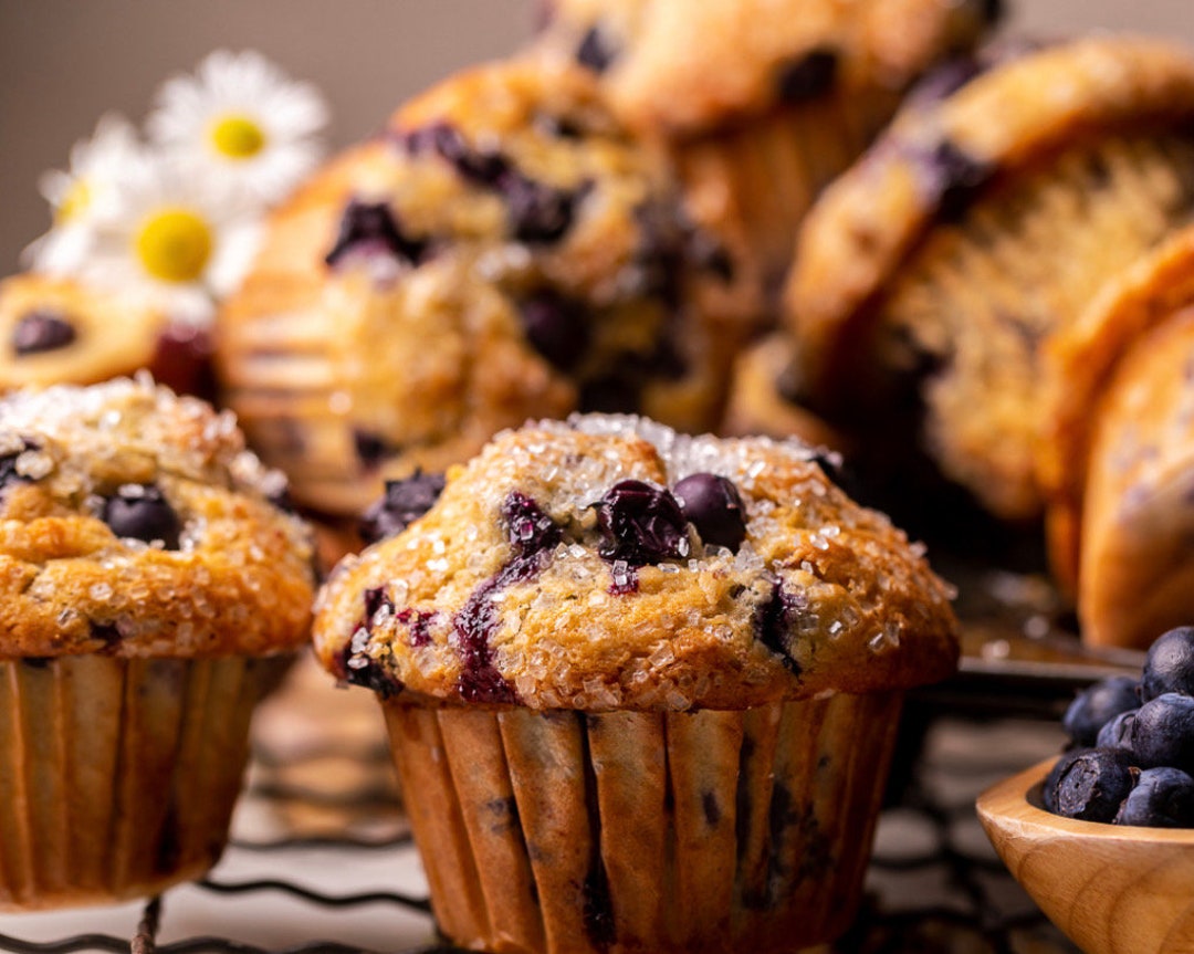 Blueberry Banana Muffins. Homemade Muffin Pack | for Summer, Spring ...