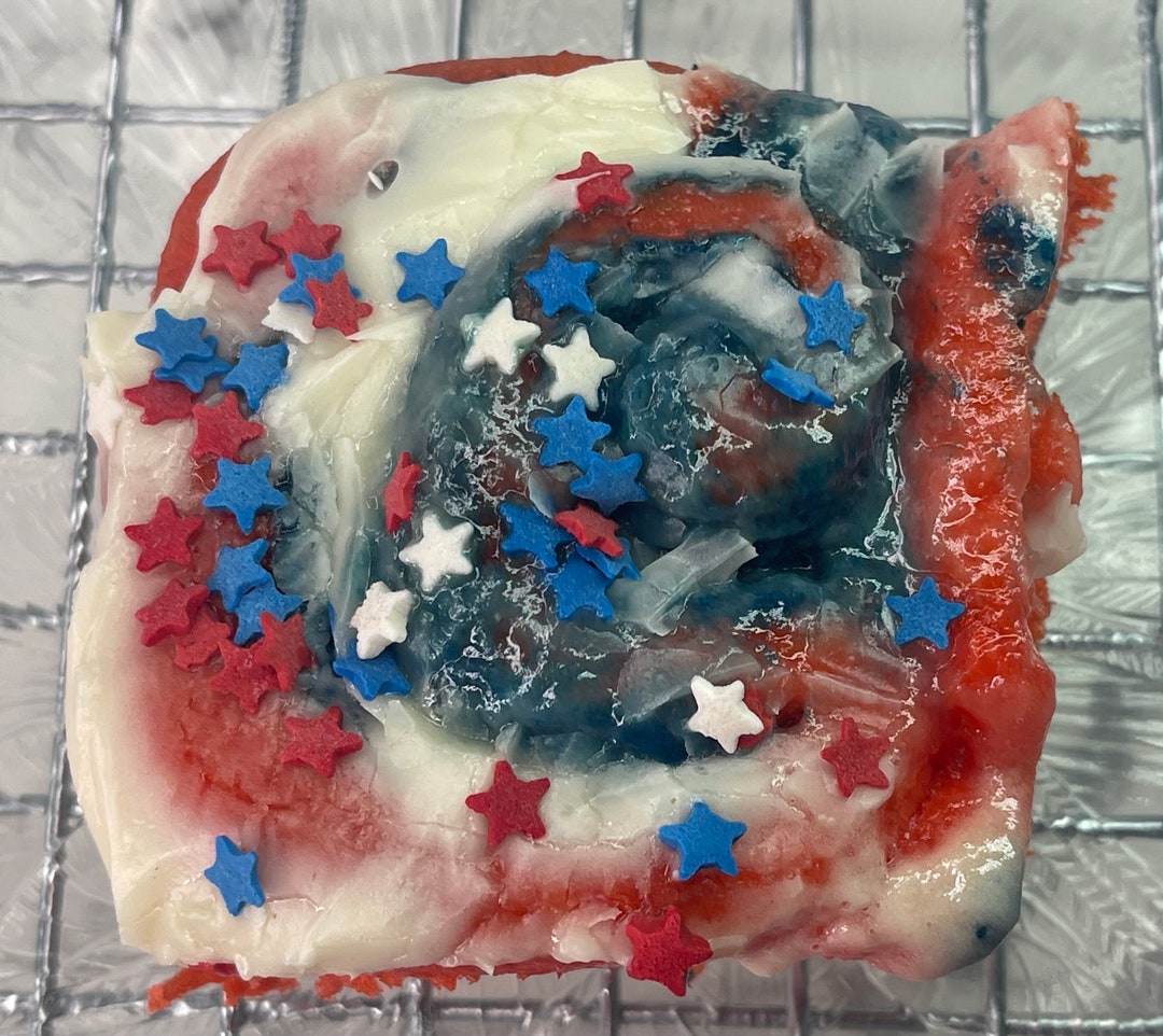 Patriotic Cinnamon Rolls Sweet Rolls Homemade | Homemade Roll Pack| for ...