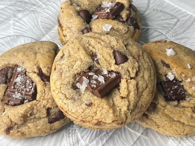 The Best Gooey Chocolate Chip Cookies. Homemade Cookies Pack - Etsy