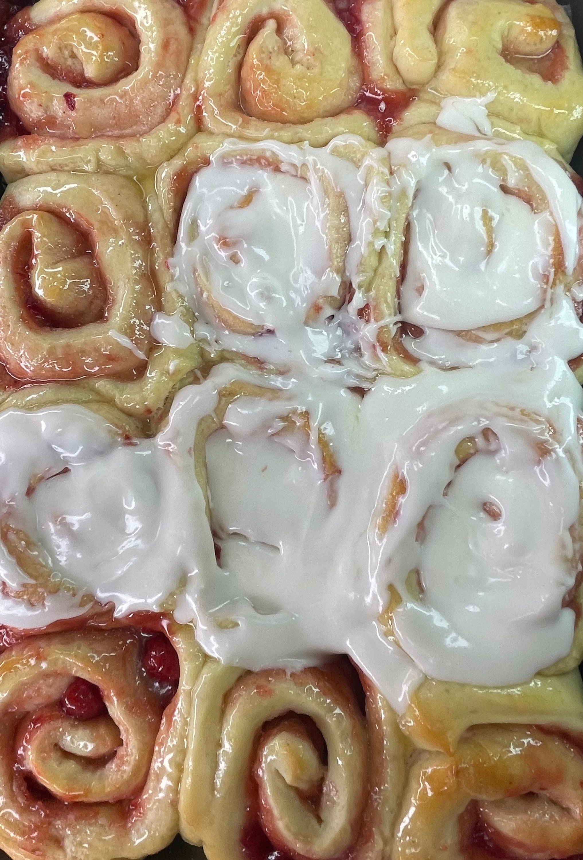 Cherry Rolls Sweet Bread. | Homemade Roll Pack| for Summer, Spring and ...
