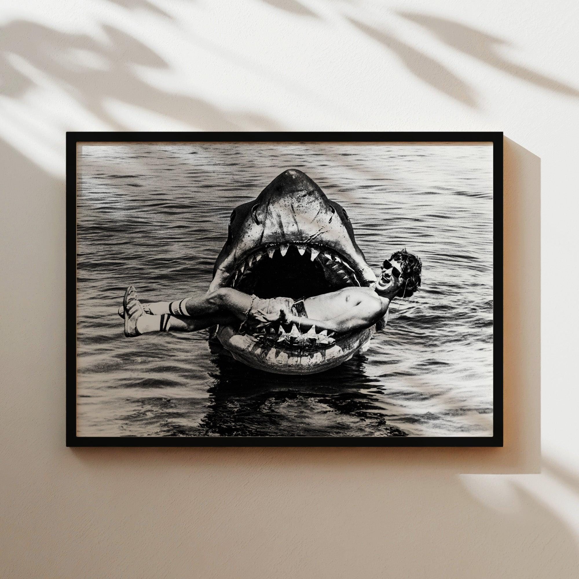 Jaws Movie Poster: Steven Spielberg Shark Art Print, Canvas or Framed ...
