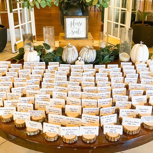 Rustic Place Cards - Etsy