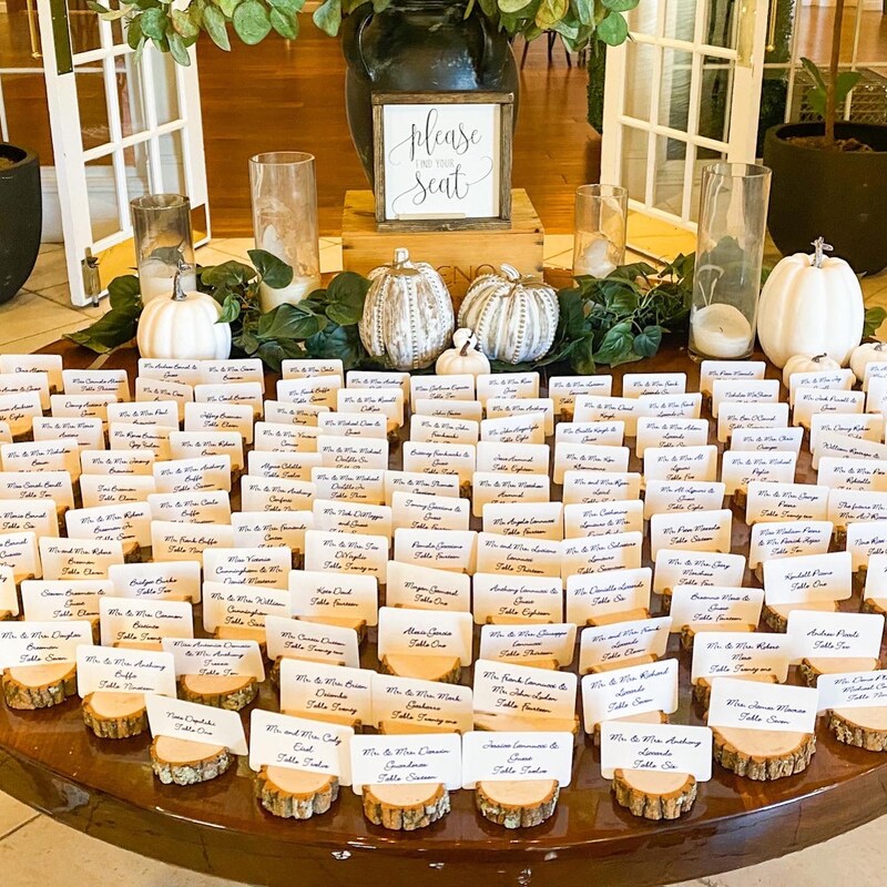 Rustic Place Cards - Etsy