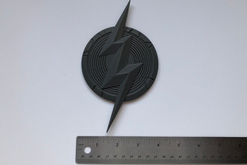The Flash New Emblem Logo 3D Printed - Etsy UK