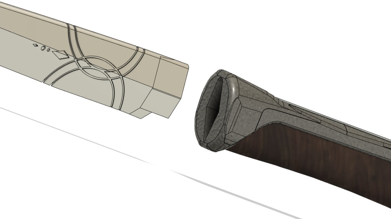 Desert World Knife Blade Replica Digital STL File - Etsy