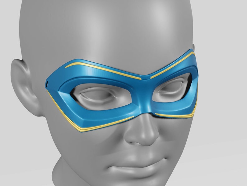 Ms Marvel Mask Replica Prop Digital STL File Download - Etsy